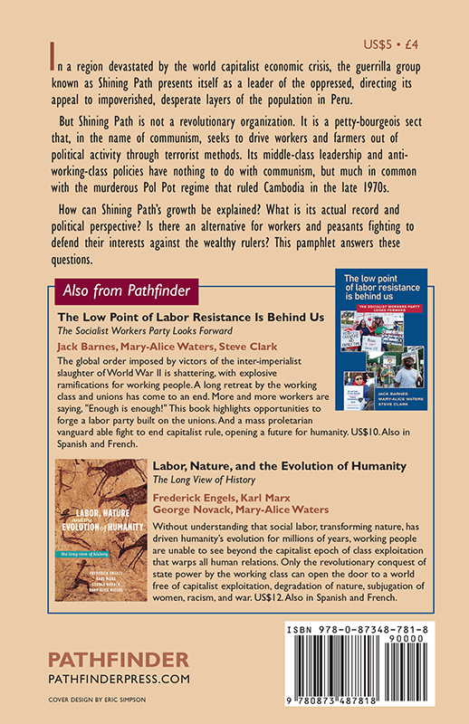 Peru's Shining Path | Pathfinder Press