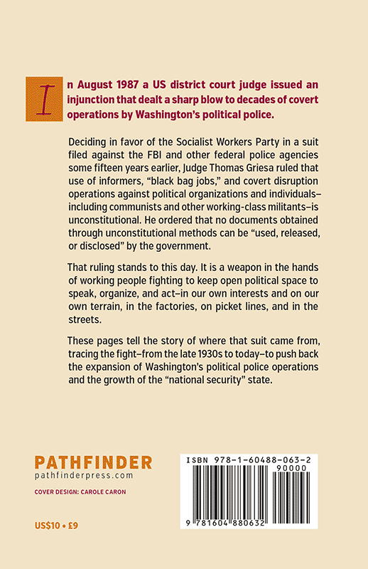 50 Years of Covert Operations in the US | Pathfinder Press