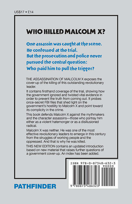 Assassination of Malcolm X | Pathfinder Press