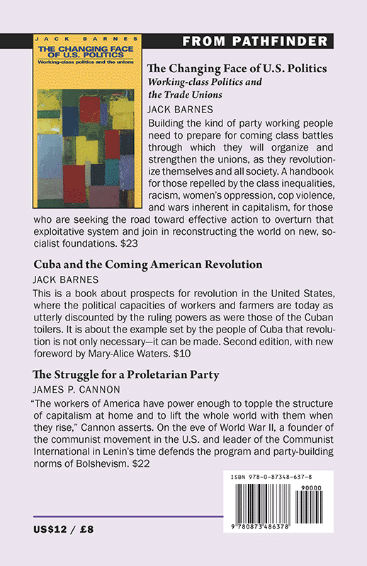 Working Class Fight for Peace Aristocracy of Labor | Pathfinder Press